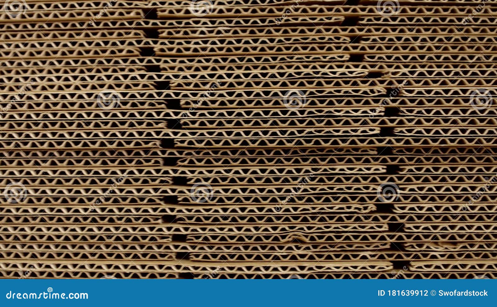 A Stack of Sheets of Industrial Packaging Board. Cardboard Sheets for ...