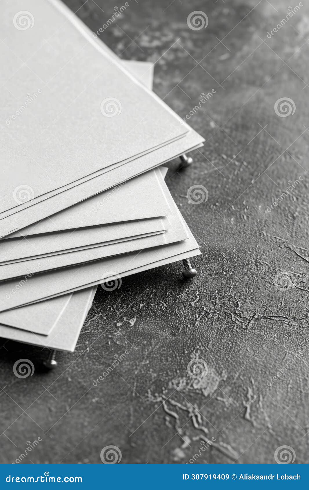 A Stack of Sheets of Paper on the Table, Paper Documents Stuck on the ...