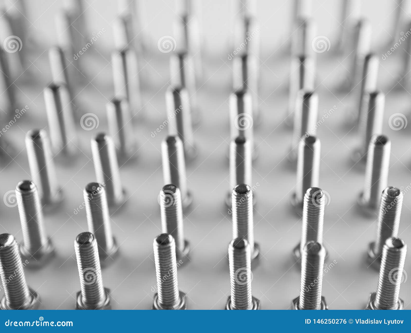 Stack of shiny bolt stock photo. Image of iron, fasteners - 146250276