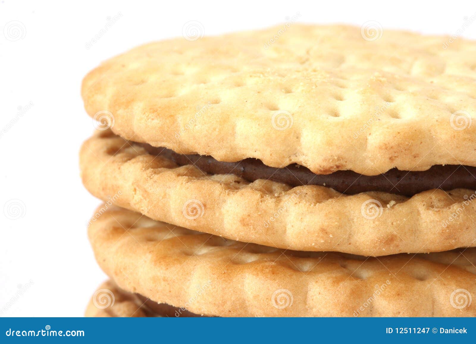 Stack of Shortbread Butter Biscuits Stock Image - Image of objects ...