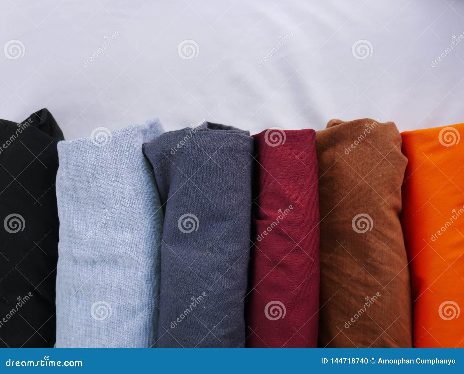 Stack Silk Fabric Background,sportswear Cloth Texture Stock Photo ...