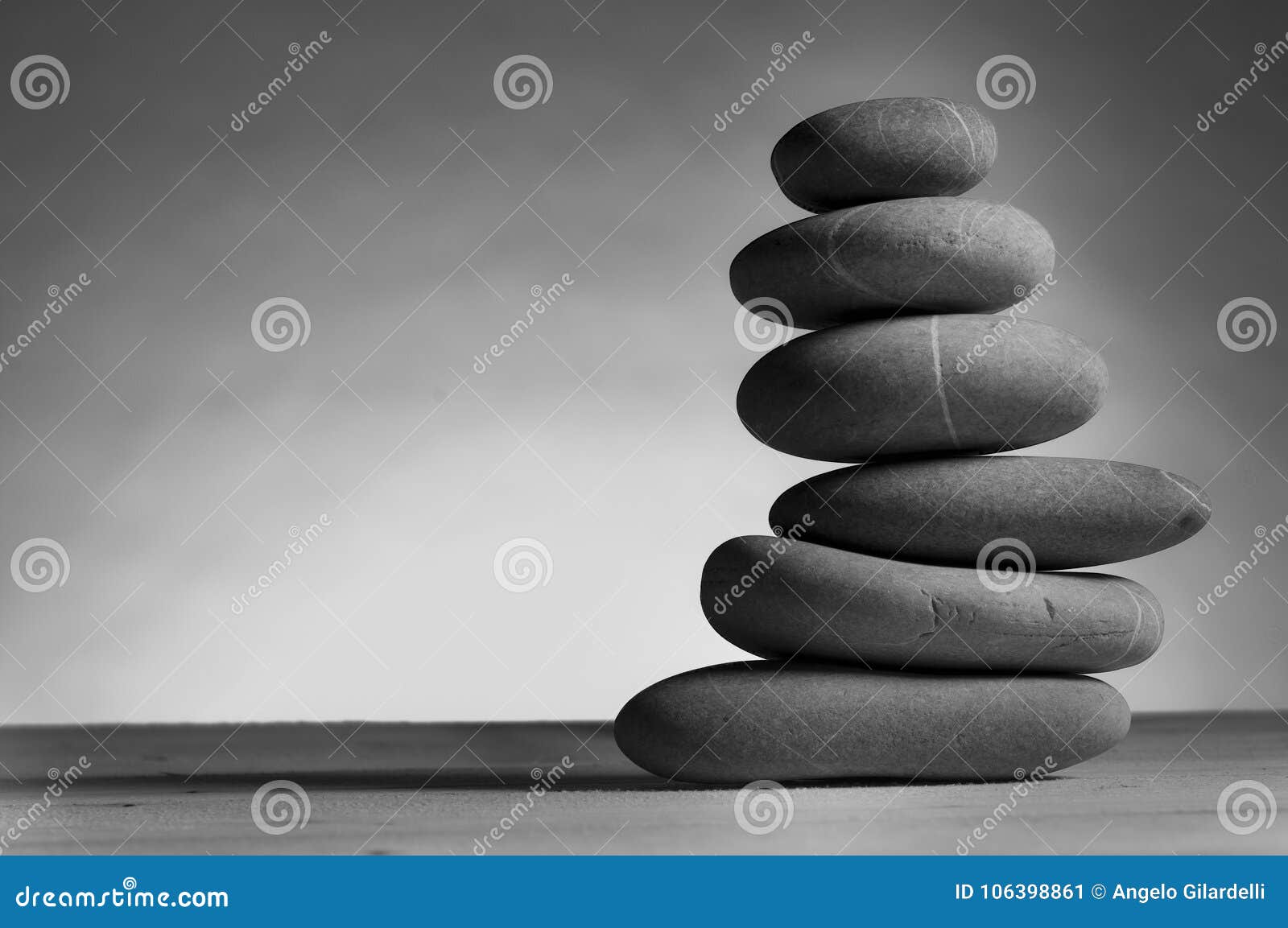 Stack of six stones stock image. Image of peace, purity - 106398861