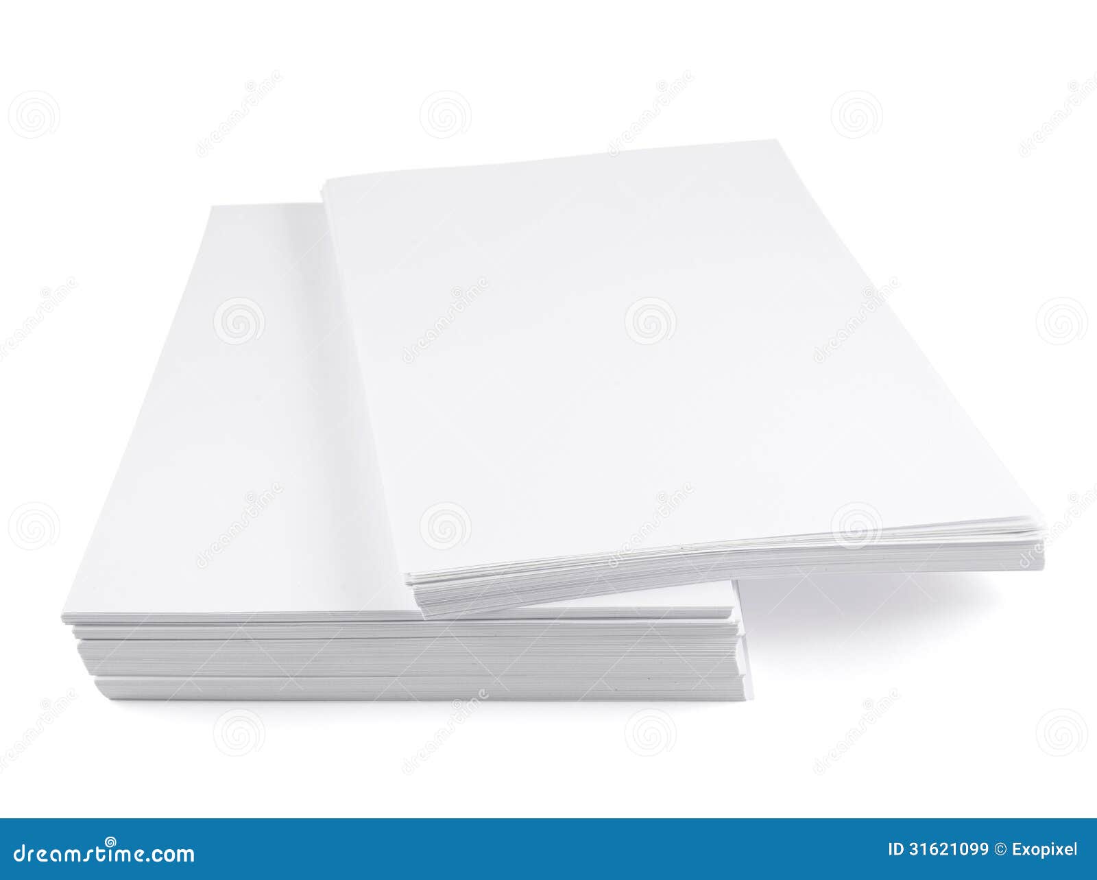 Stack of A4 Size White Paper Sheet Stock Image - Image of note ...