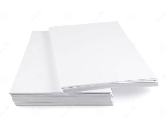 Stack of A4 Size White Paper Sheet Stock Image - Image of note ...