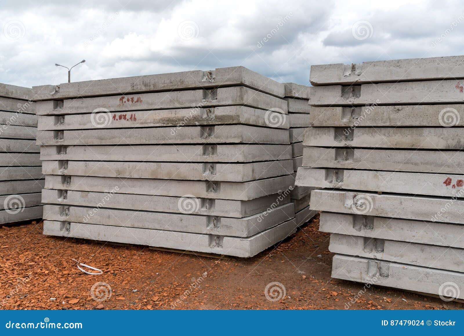 Stack of slab plates stock photo. Image of concrete, shop - 87479024