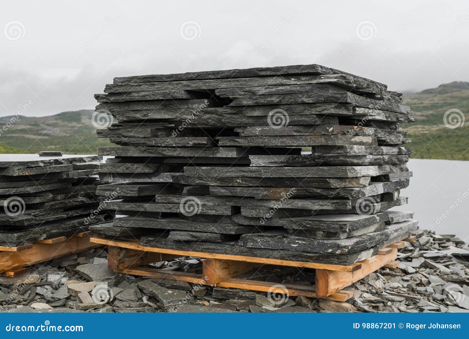Stack of Slates in Peska Alta Stock Image - Image of rocks, finnmark ...