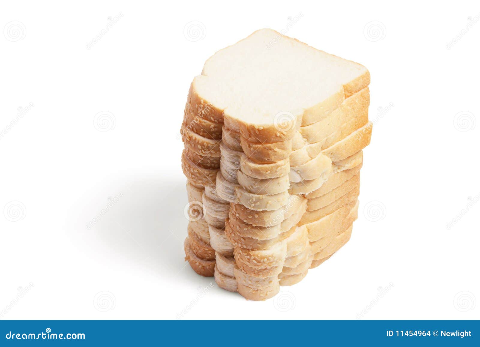 Stack of Sliced Bread stock photo. Image of breakfast - 11454964