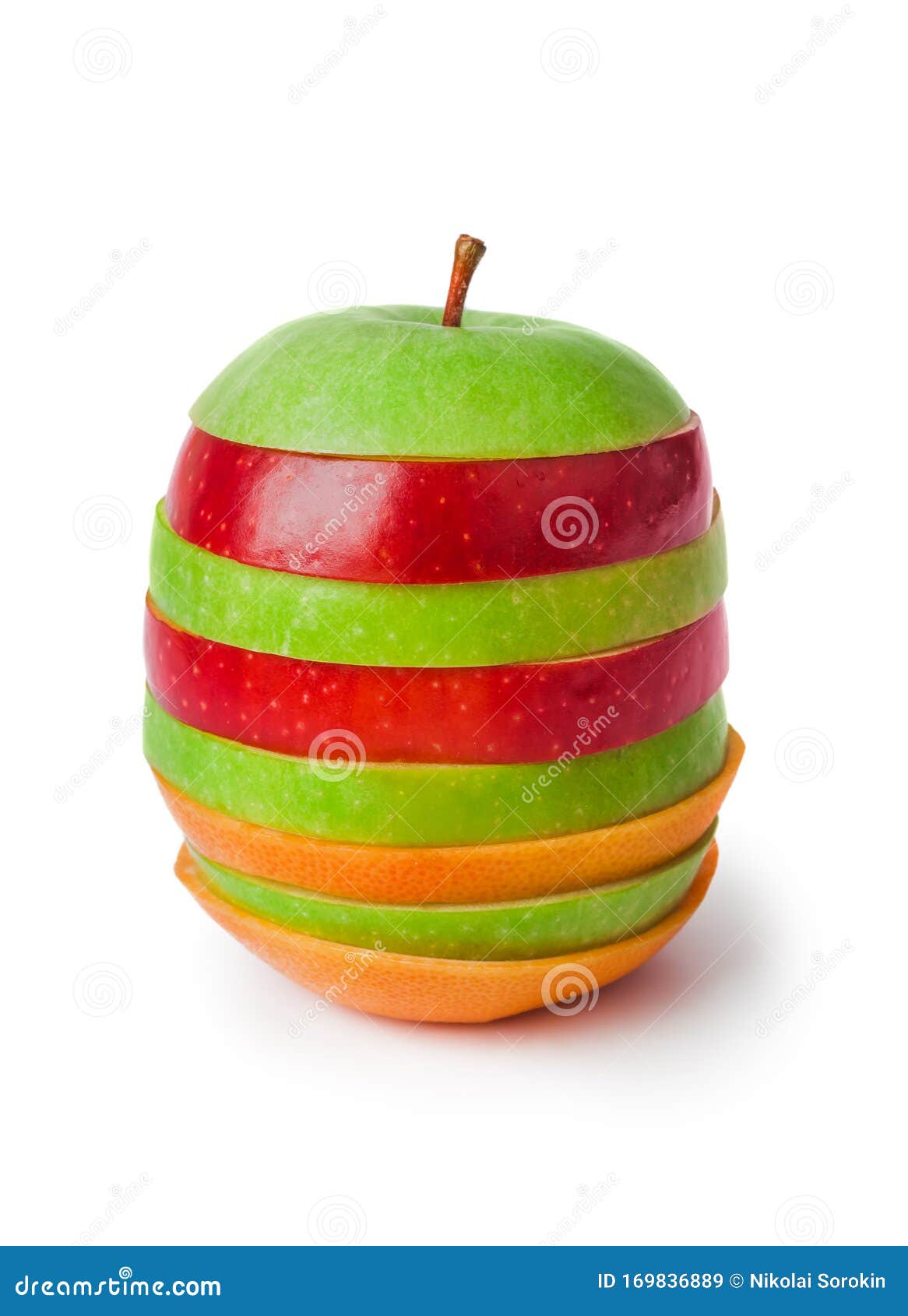 Stack of sliced fruits stock image. Image of lime, freshness - 169836889