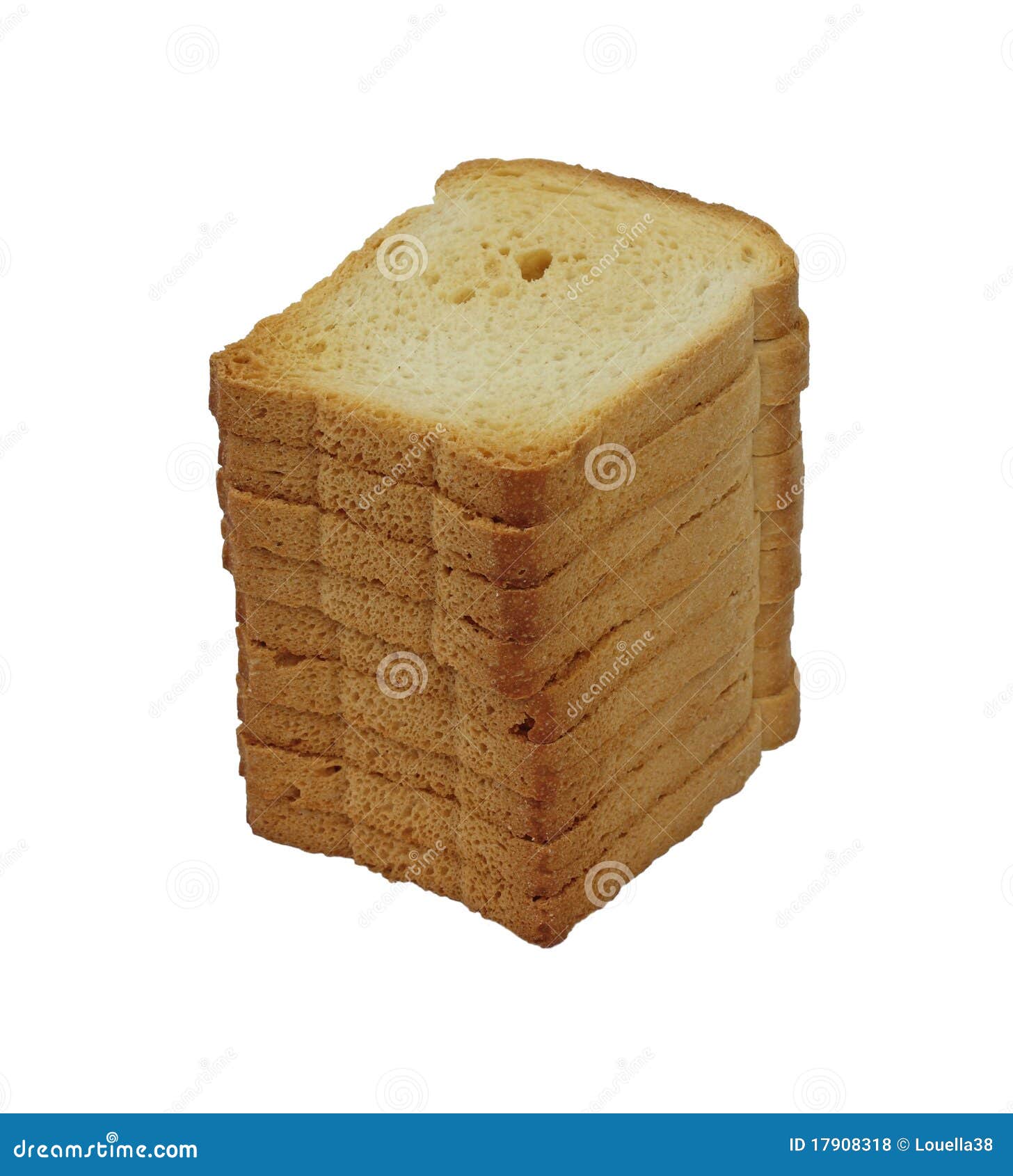 Stack of Small Toast stock photo. Image of toast, size - 17908318