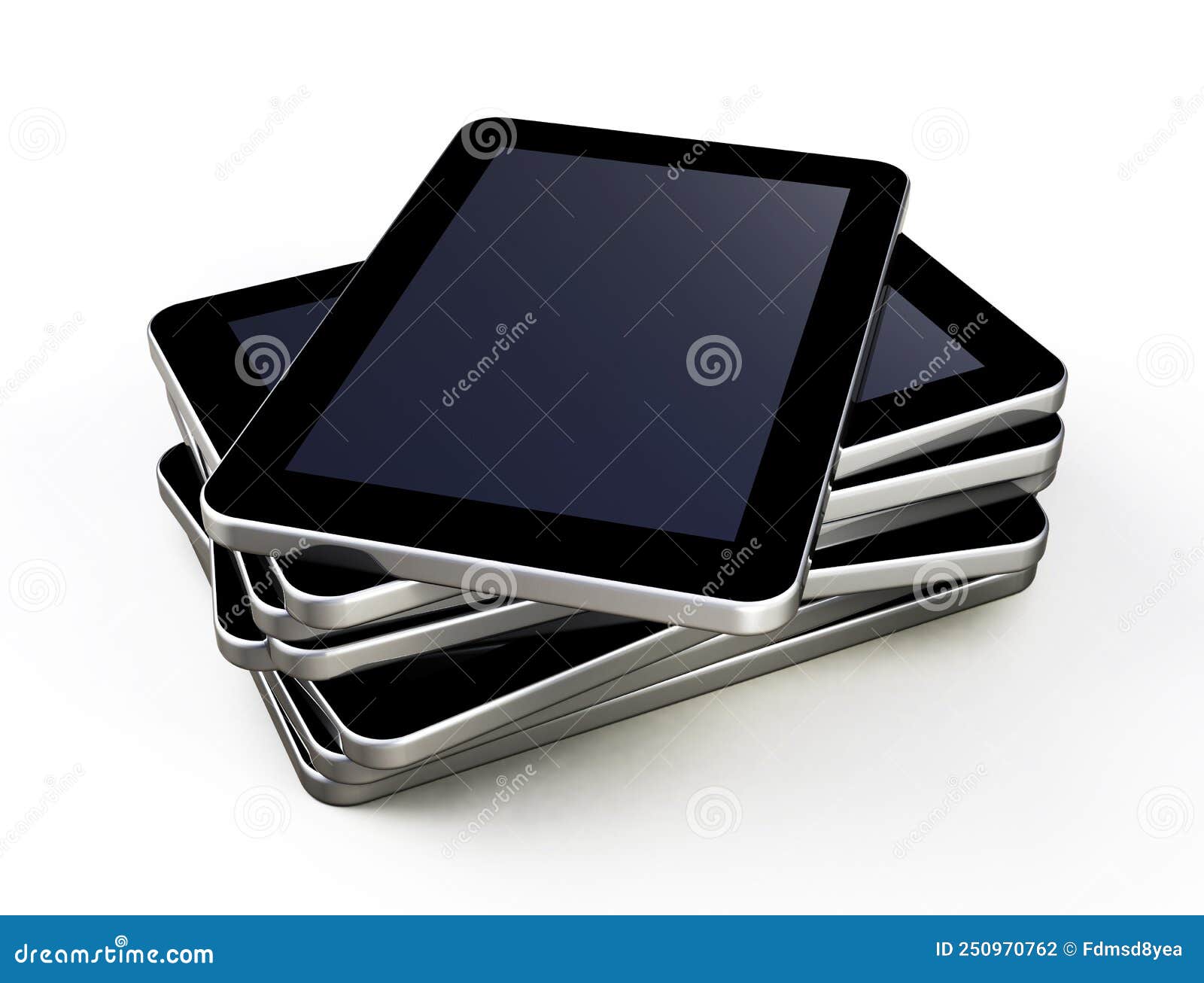 Stack of smartphone stock illustration. Illustration of digital - 250970762