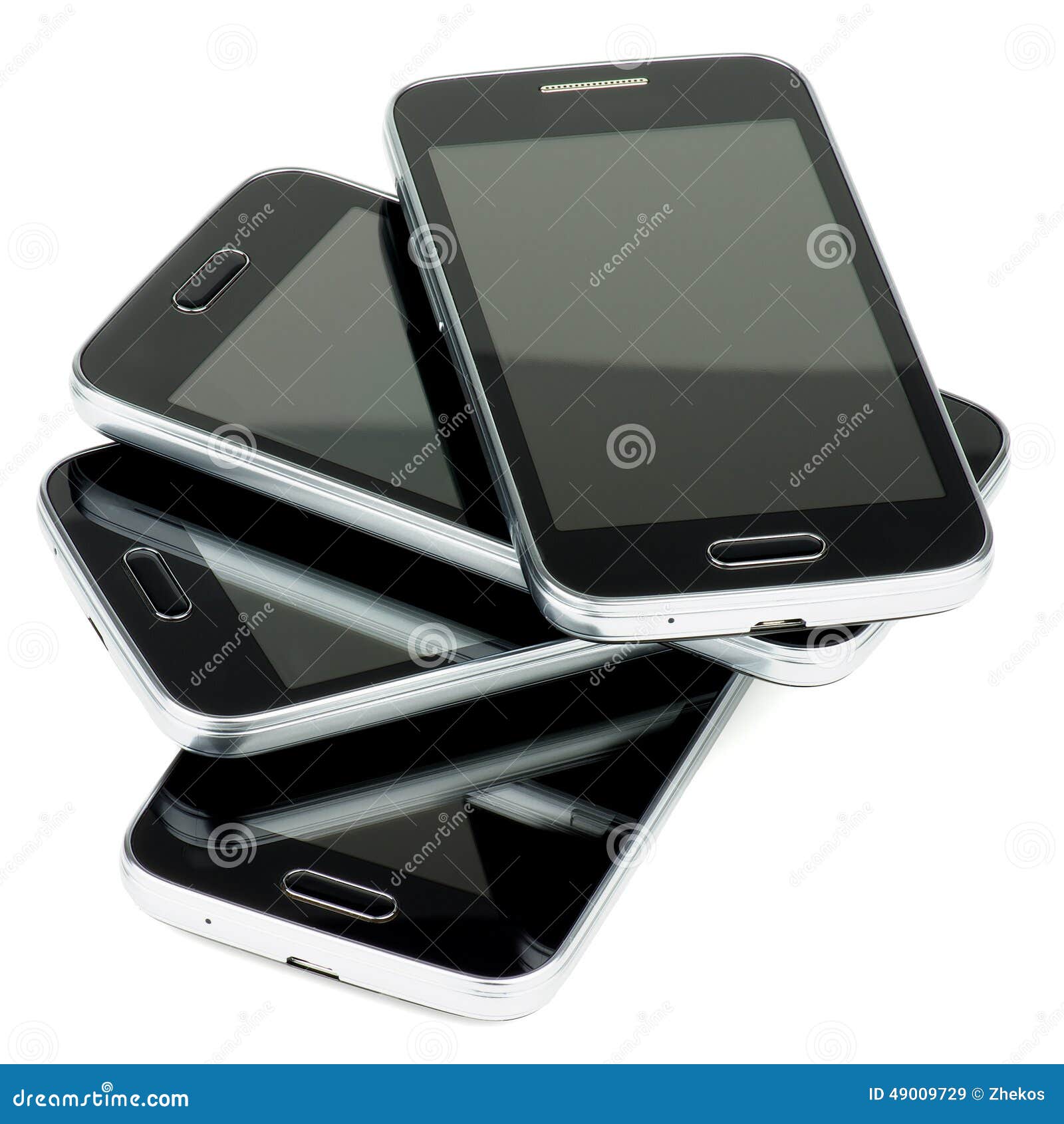 Stack of Smartphones stock image. Image of viewfinder - 49009729
