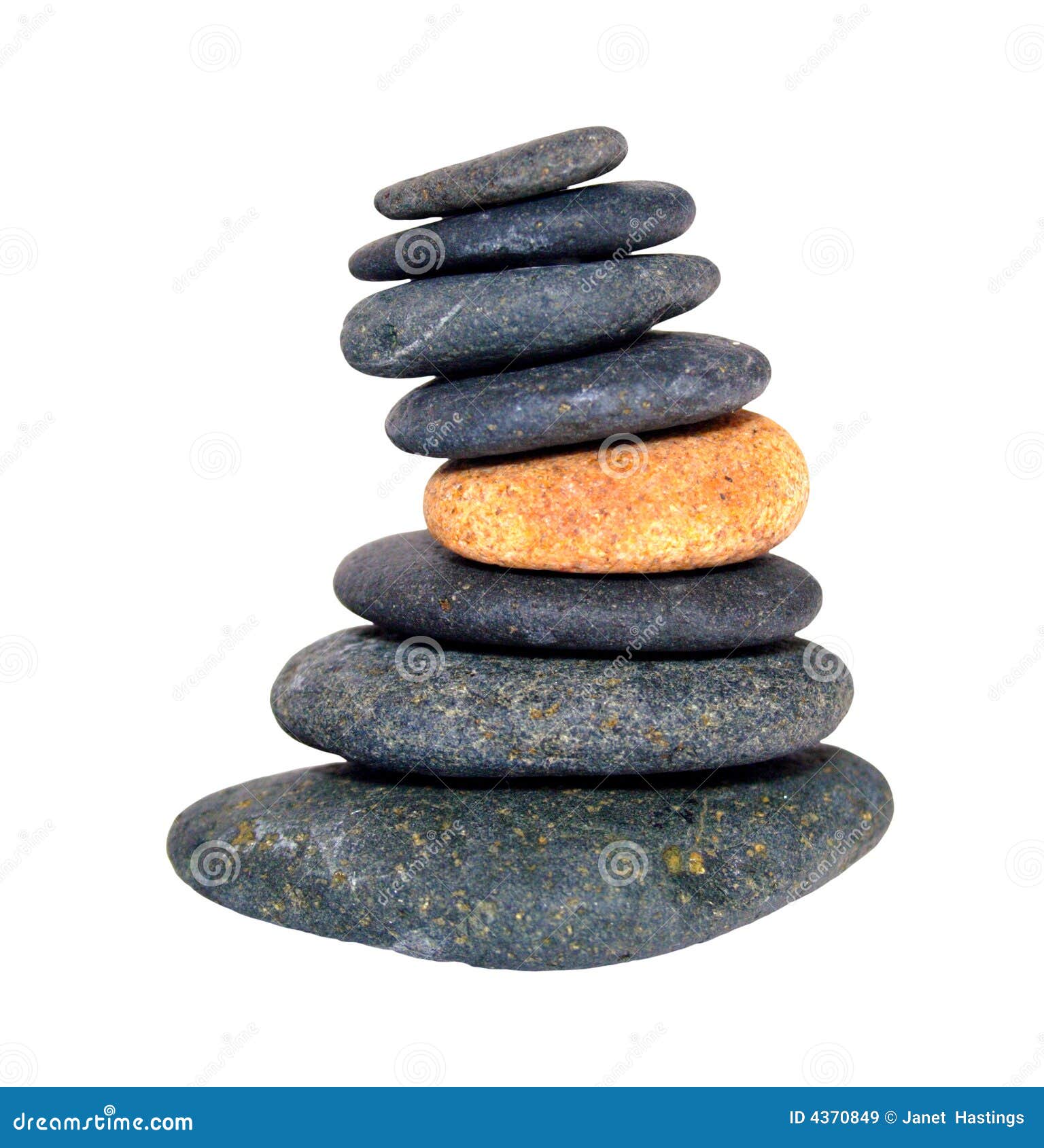 Stack of smooth stones stock image. Image of stone, care - 4370849