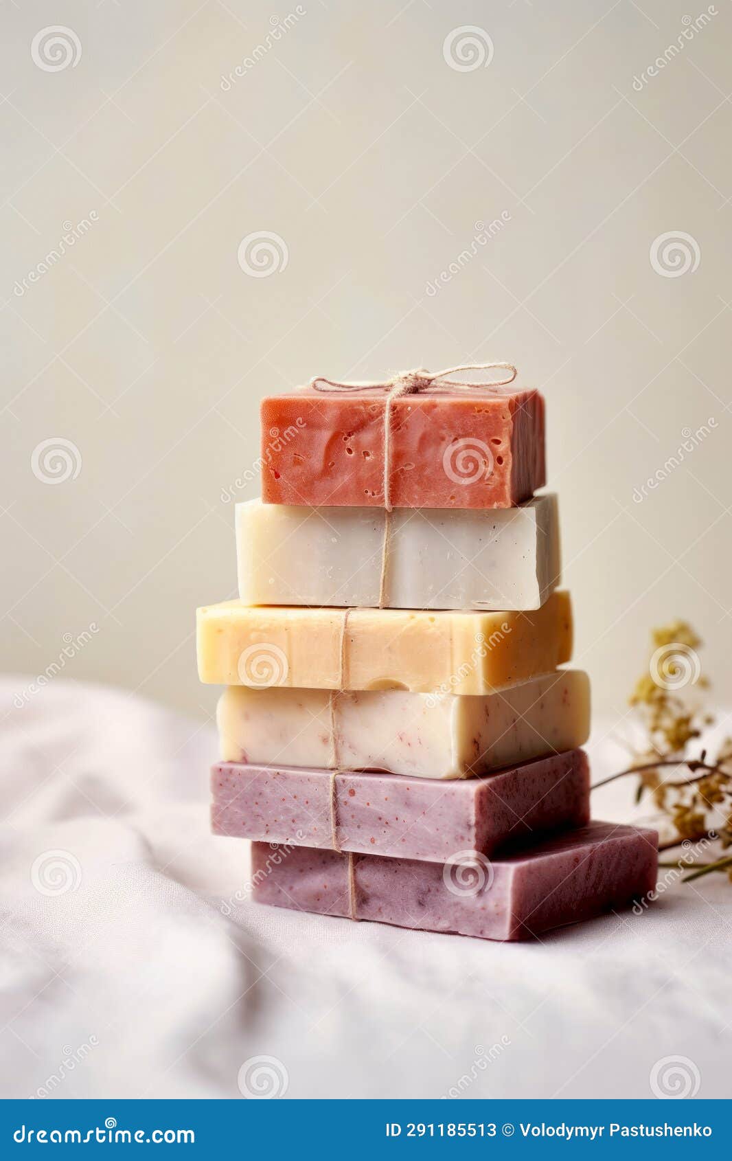 Stack of Soap Bars Sitting on Top of Each Other. Generative AI Stock ...