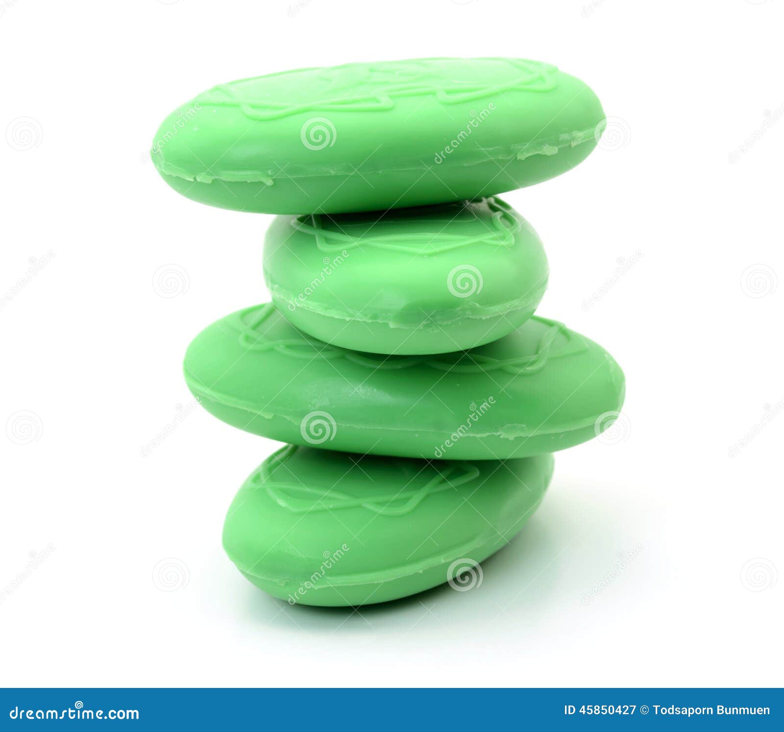 Stack of Soap Bars on White Background Stock Image - Image of innocence ...