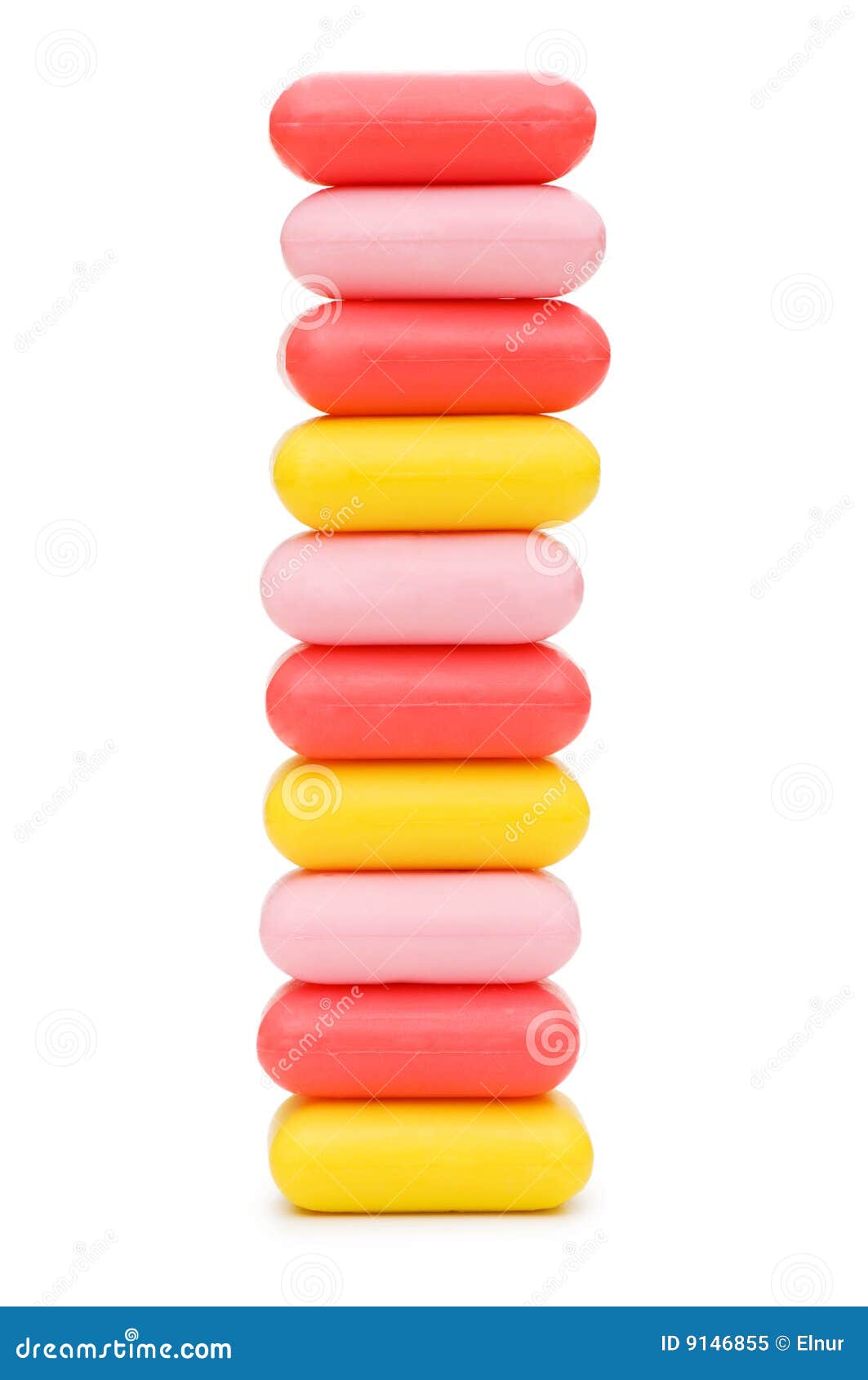Stack of soap isolated stock image. Image of color, care - 9146855