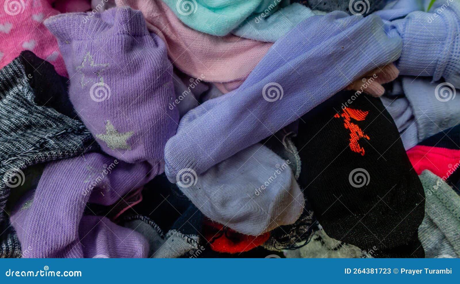 Stack of Socks in the Background Stock Image - Image of knit, retail ...