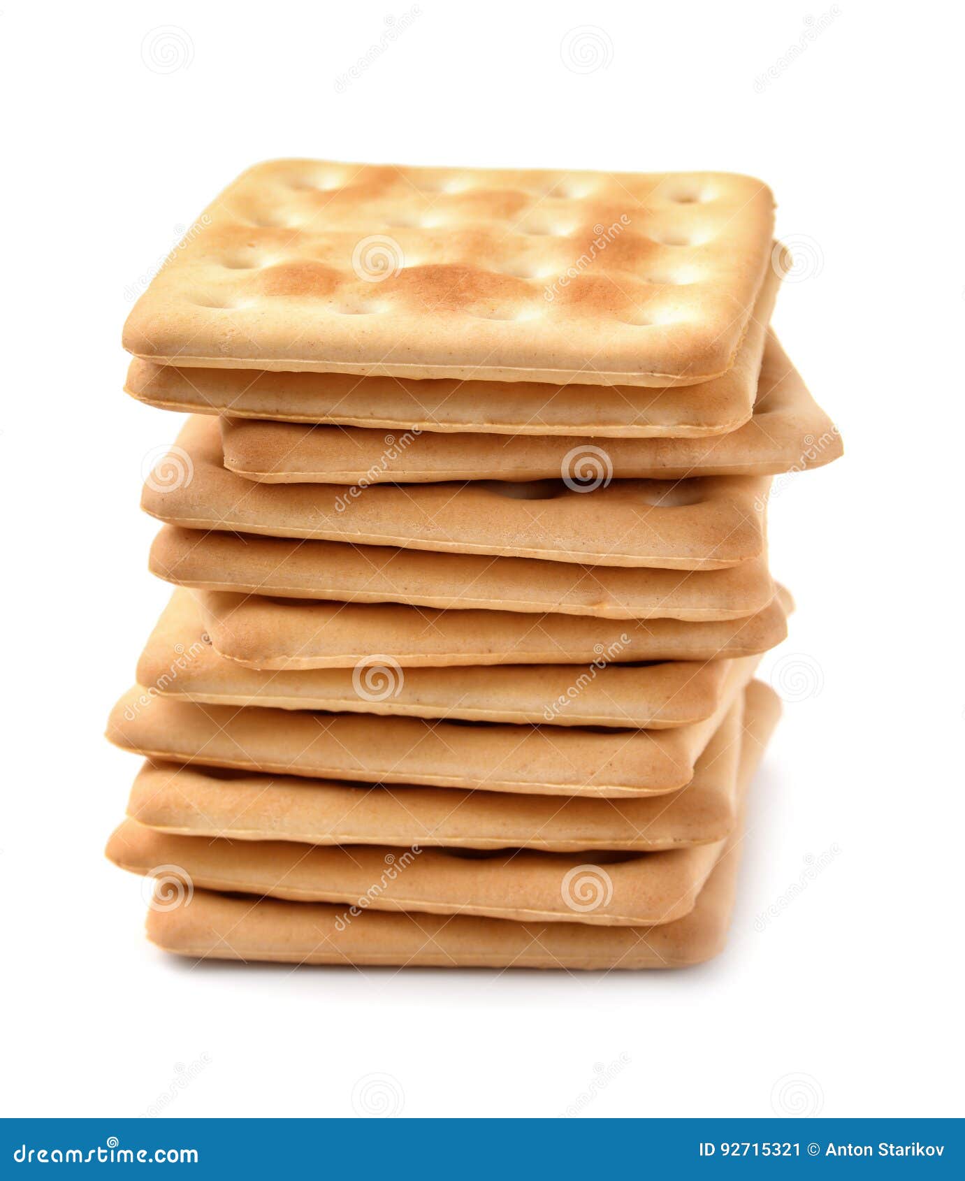 Stack of soda crackers stock image. Image of closeup - 92715321
