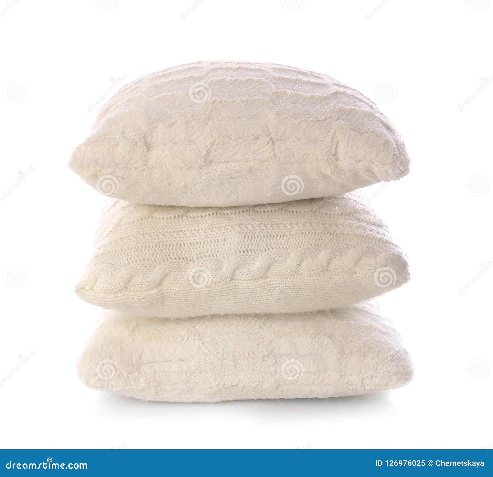 Stack of soft pillows stock image. Image of heap, background - 126976025