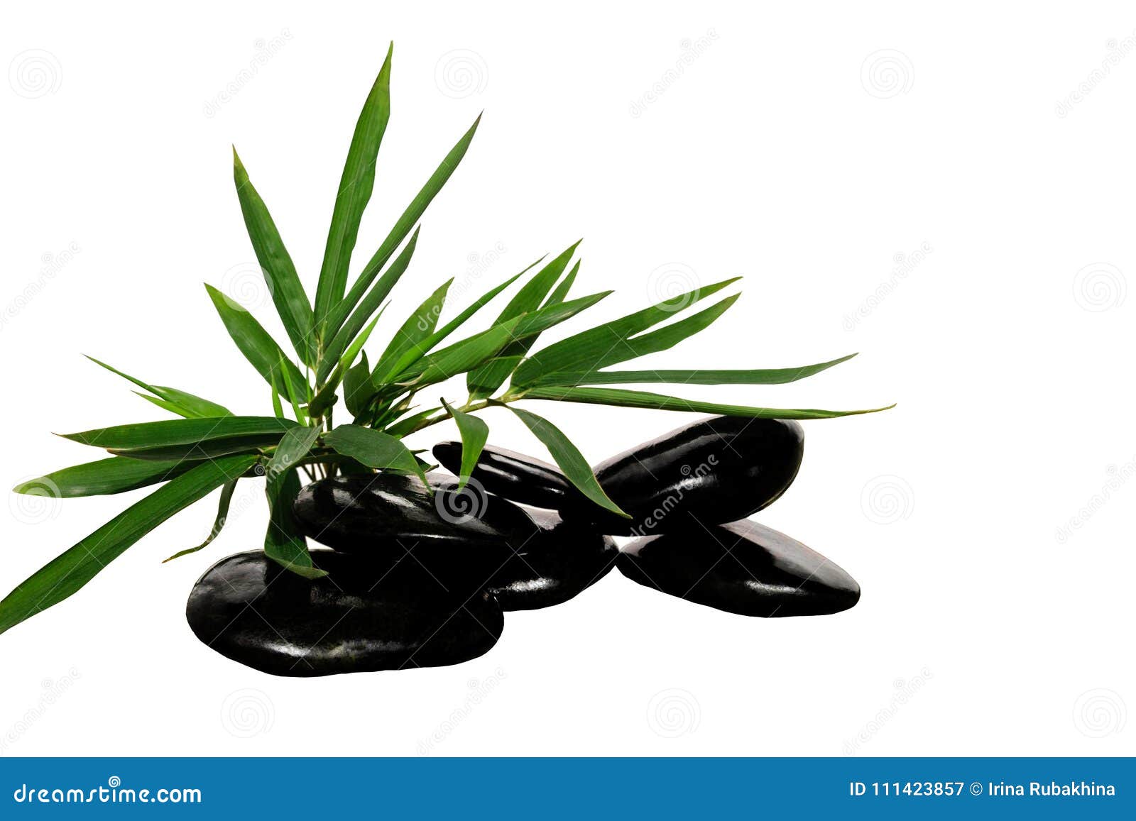 Stack of Spa Hot Stones Isolated on White Background Stock Image ...