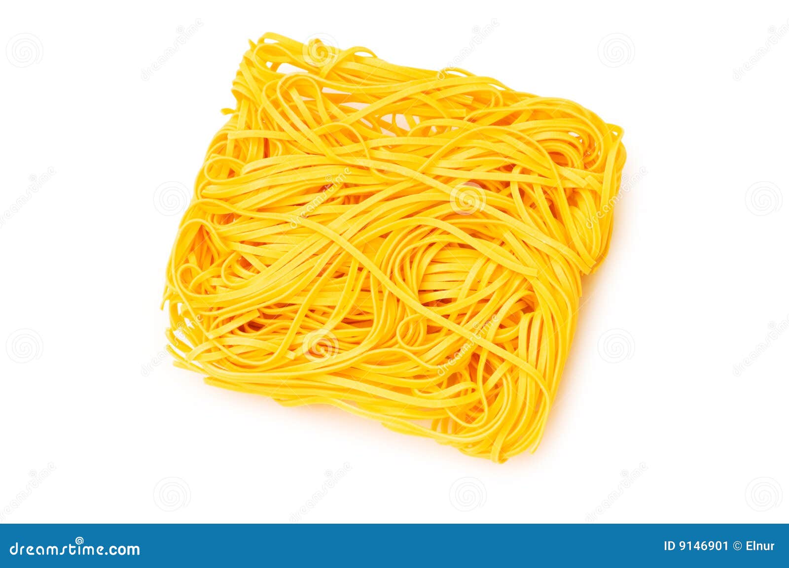 Stack of Spaghetti Isolated Stock Image - Image of food, close: 9146901