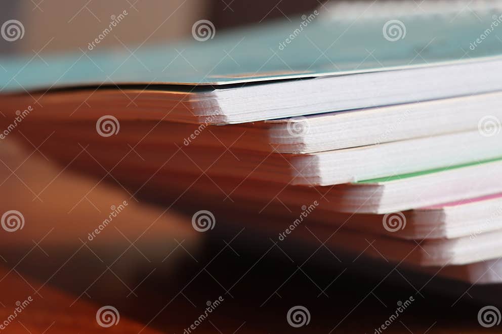 Pile of notebooks stock image. Image of organ, copybook - 334531149