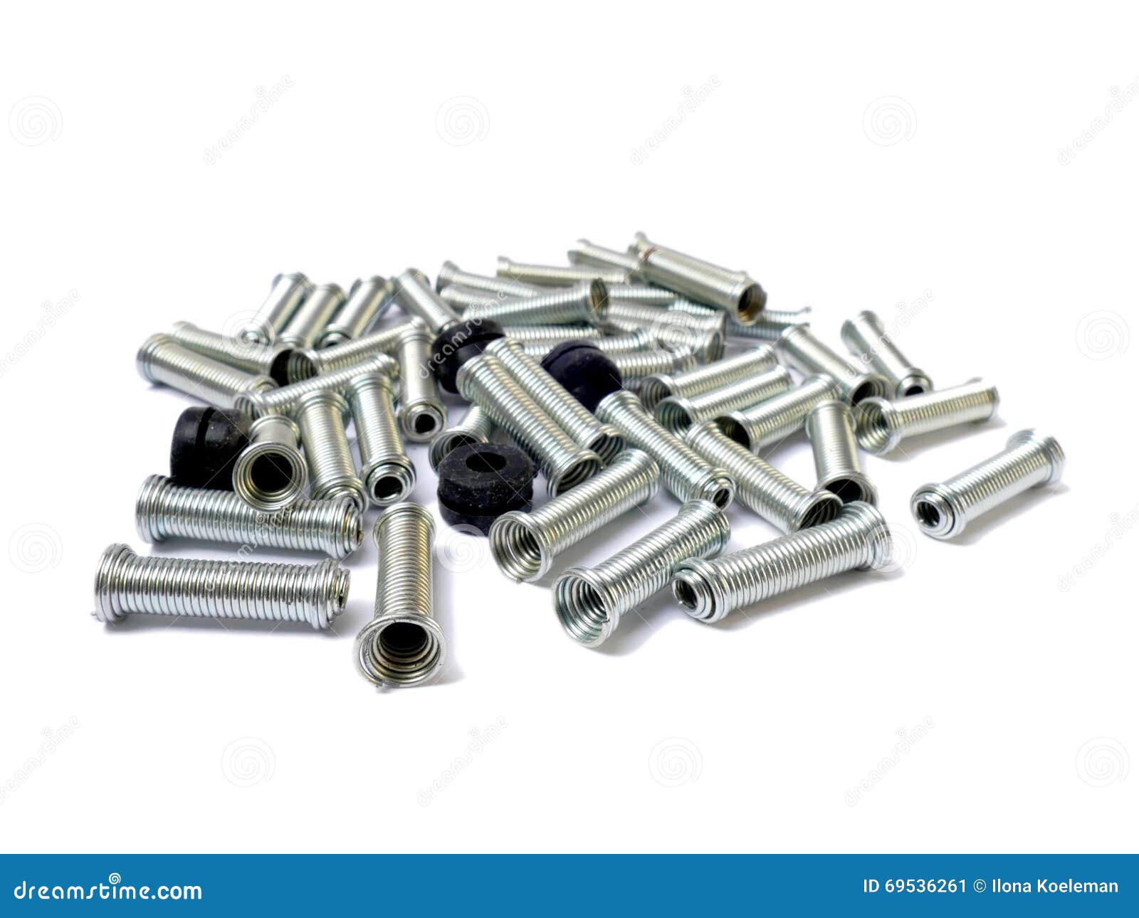 Stack of Spiral Springs Close Up Stock Image - Image of absorber, steel ...
