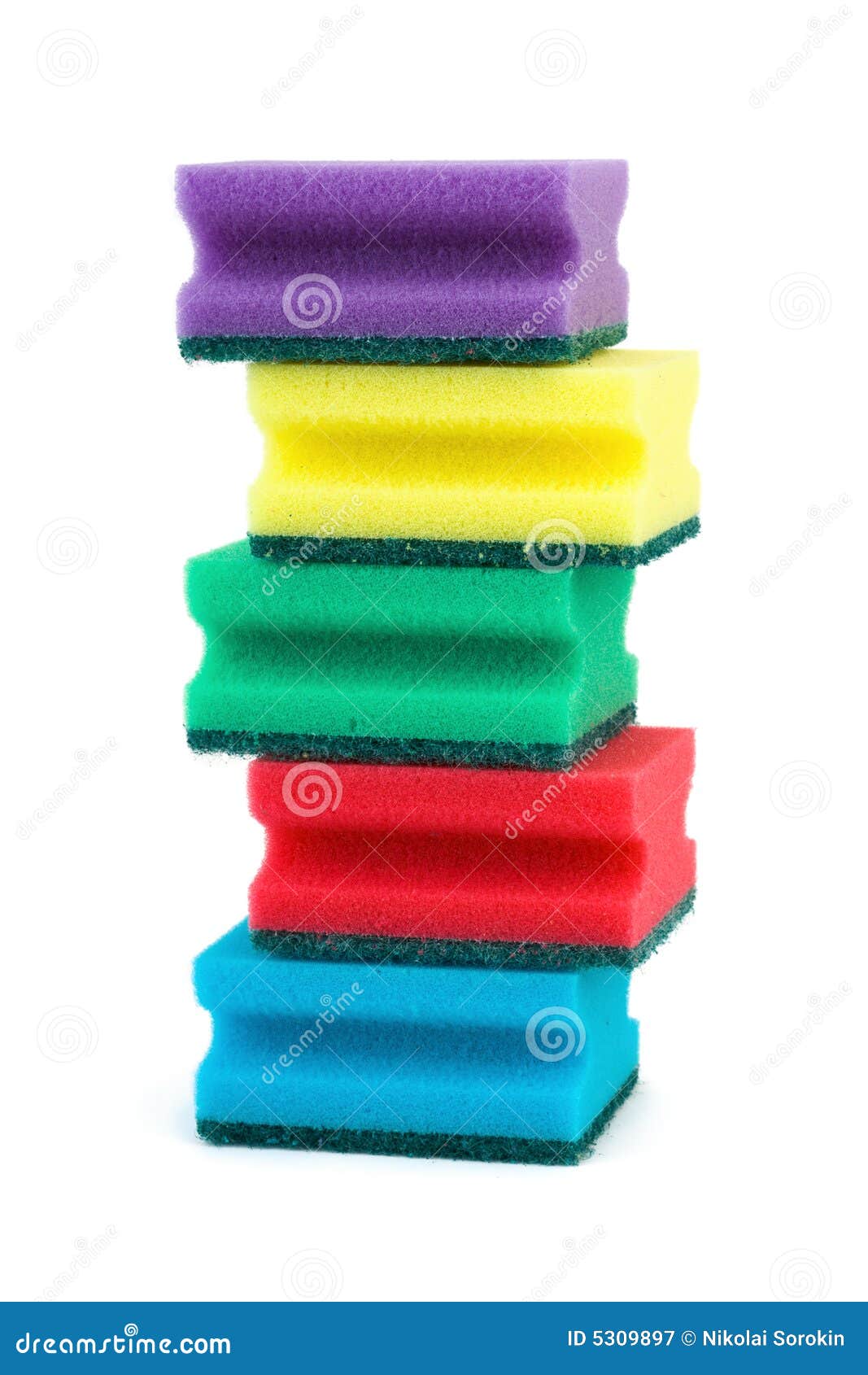 Stack of sponges stock image. Image of sign, household - 5309897