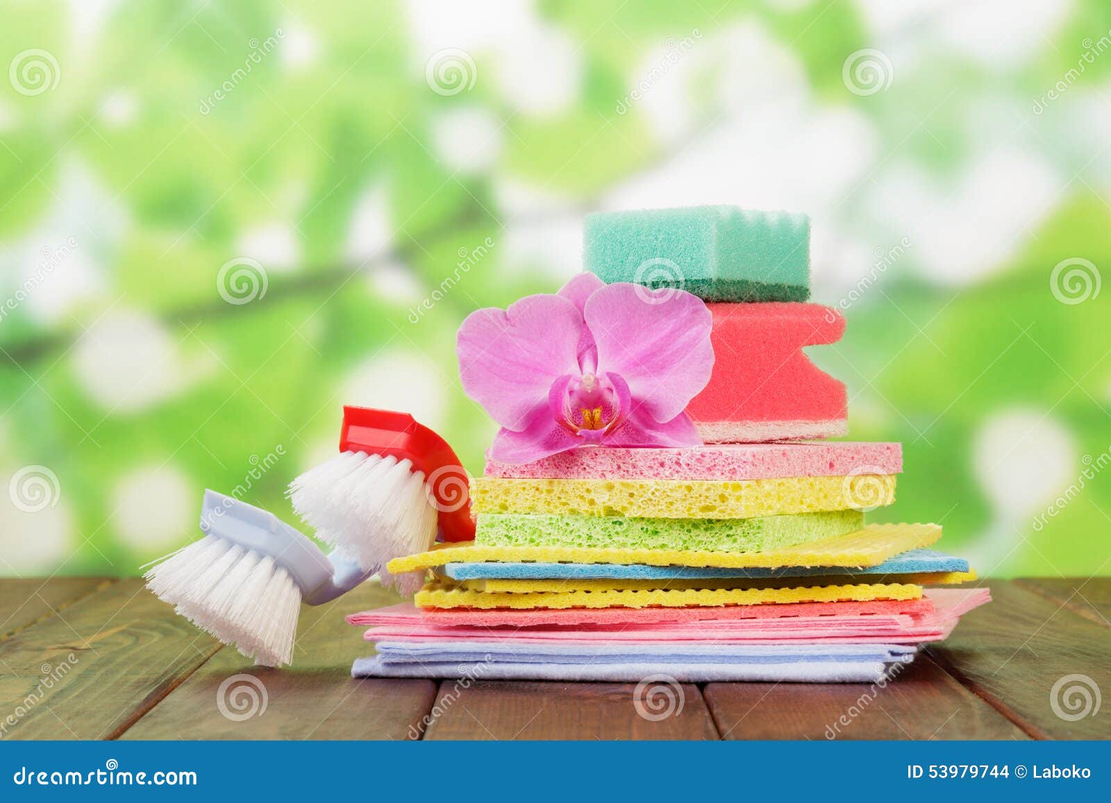 Stack of sponges stock photo. Image of disinfect, absorb - 53979744