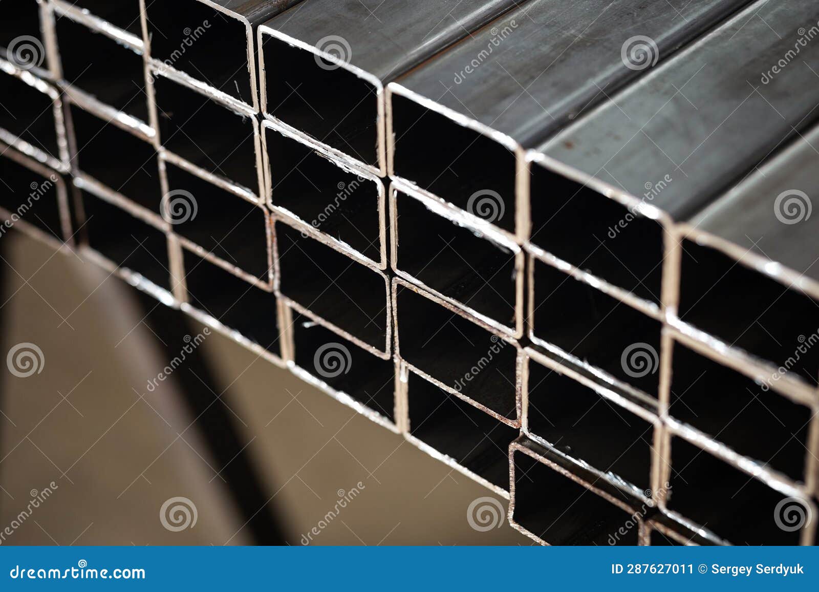 Stack? of Square? Steel Tubes? Profile or Pipes for Construction ...