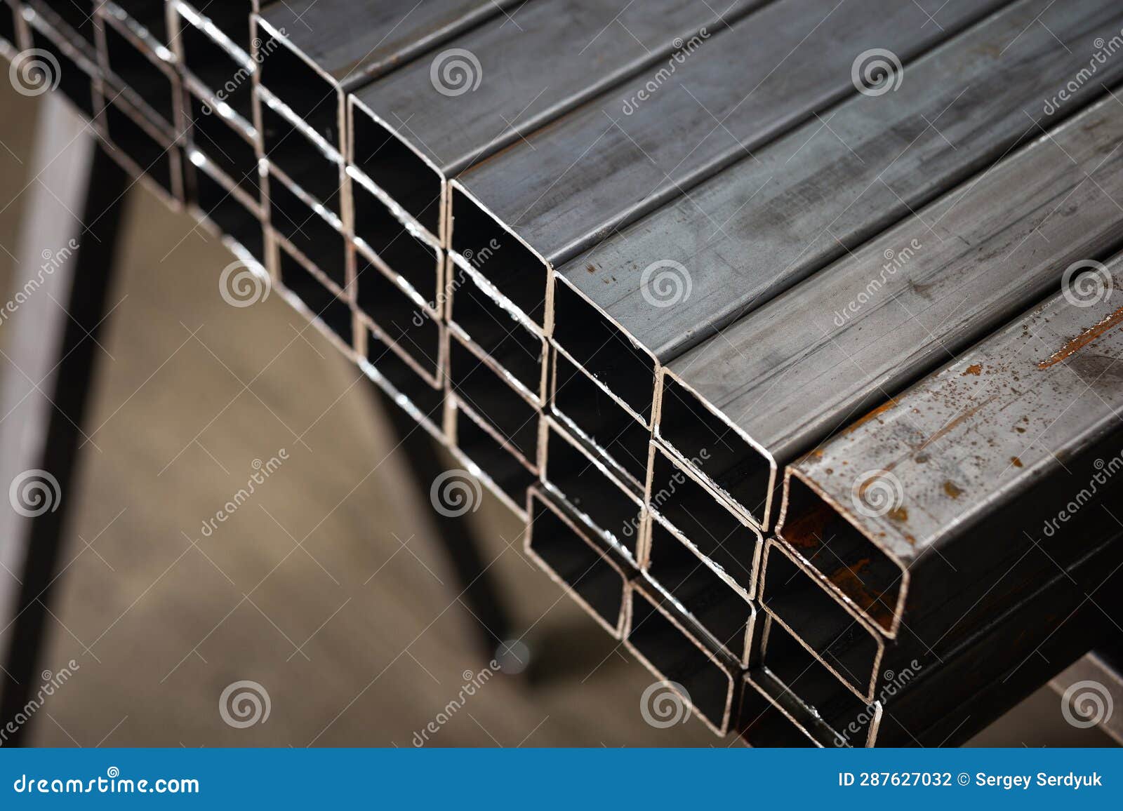 Stack? of Square? Steel Tubes? Profile or Pipes for Construction ...