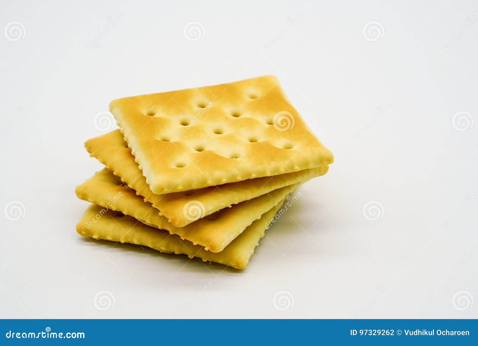 Stack Of Square Crackers Stock Photography | CartoonDealer.com #2578166