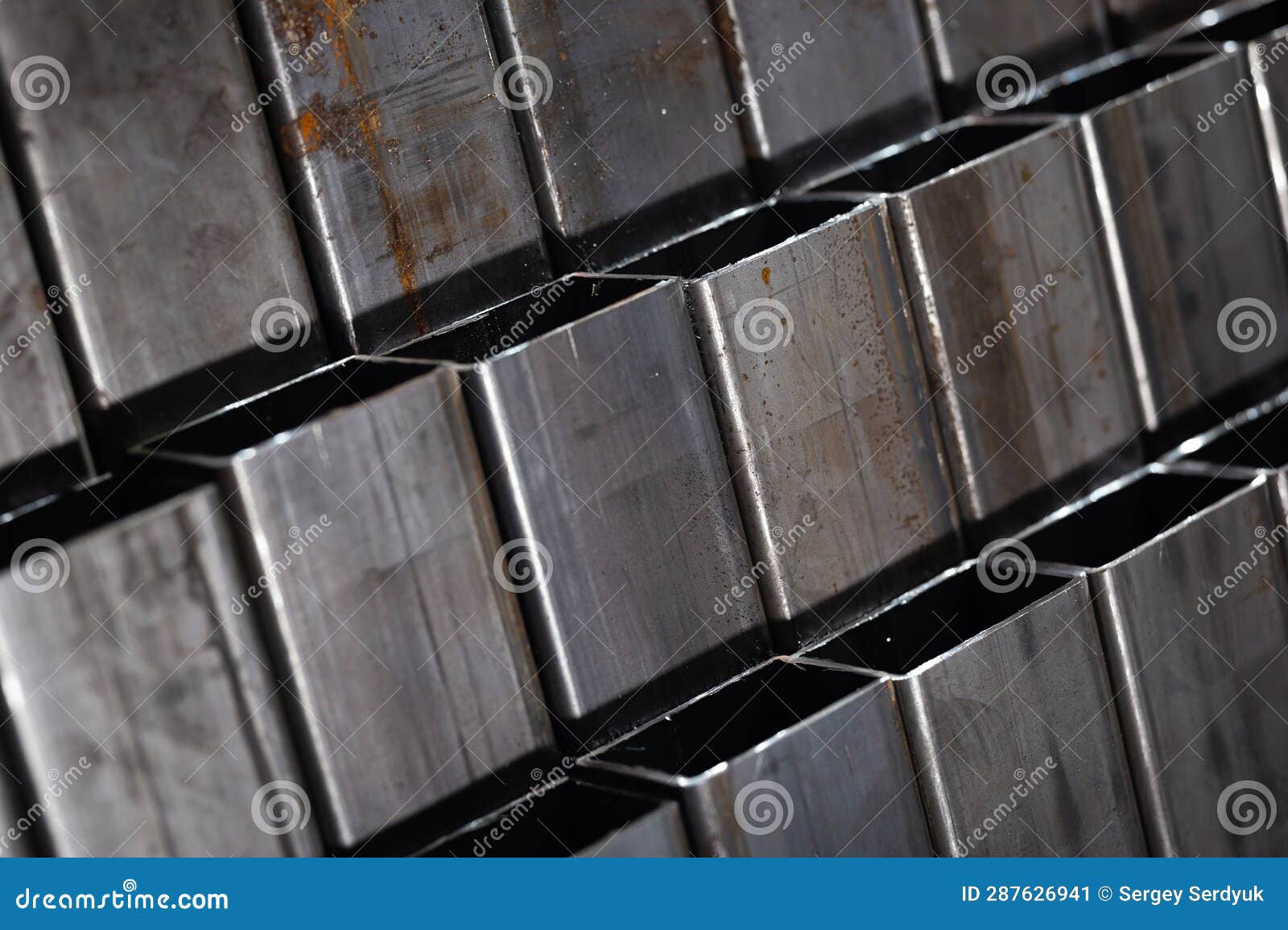 Stack? of Square? Steel Tubes? Profile or Pipes for Construction ...