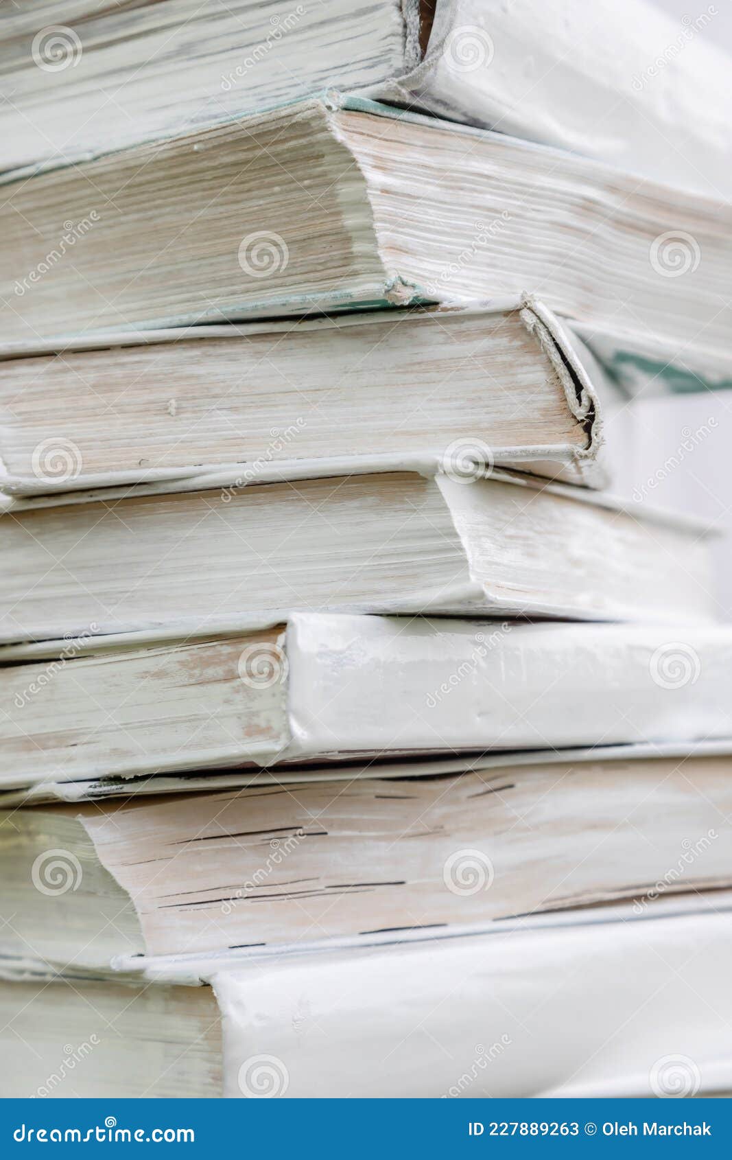 Stack of Stacked Blank Books on White Stock Image - Image of books ...