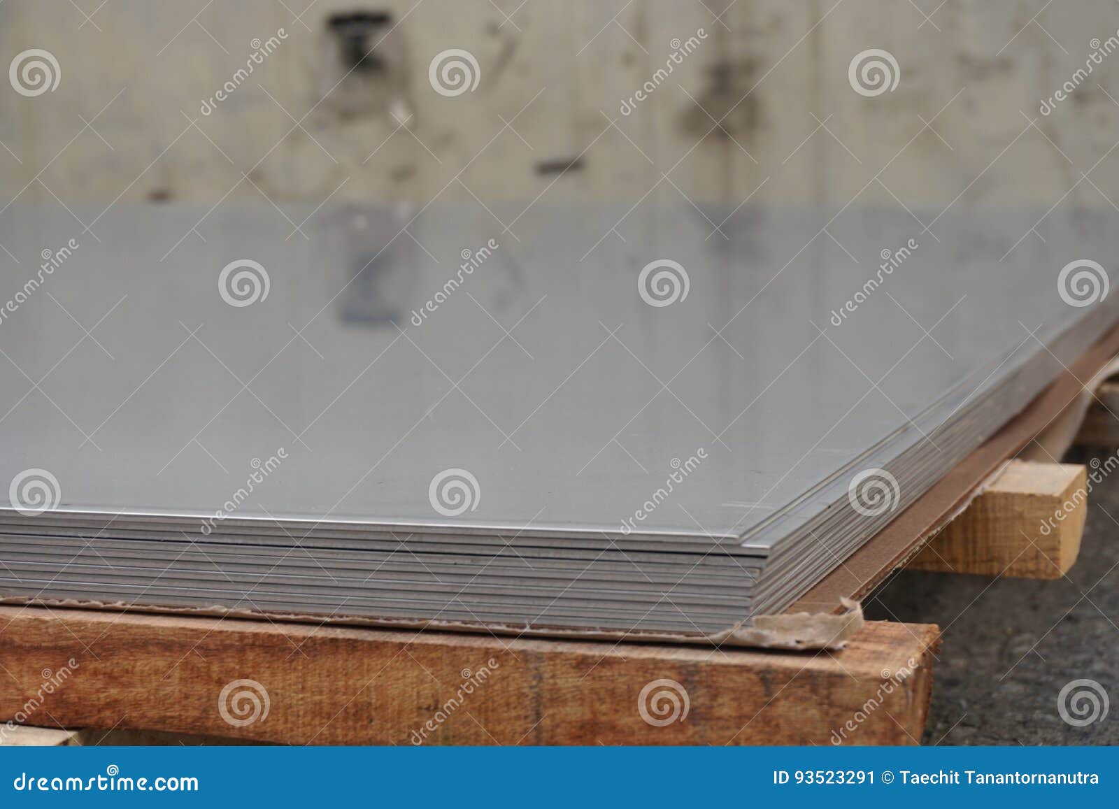 Stack of Stainless Steel Sheet Stock Image - Image of commercial, stack ...