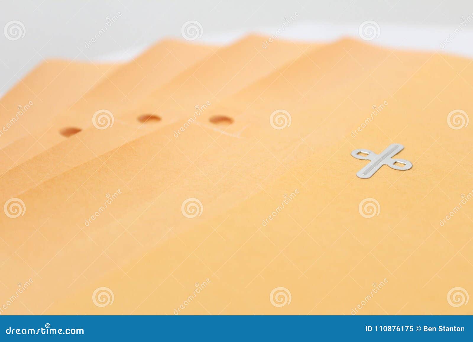 Manila Envelope Folders stock image. Image of stamp - 110876175