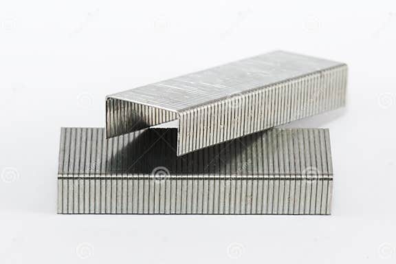 Stack of Staples stock image. Image of attach, desk, staples - 17816281