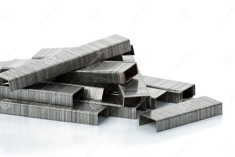 Stack of Staples stock photo. Image of consumable, macro - 23225438