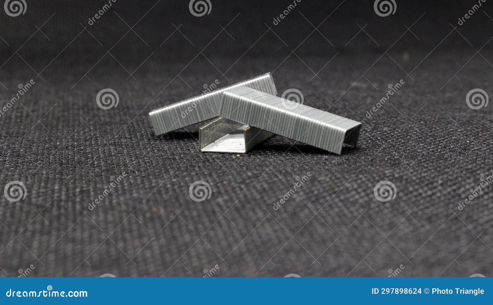 Stack of Staples for Stapler Stock Photo - Image of desk, aluminum ...