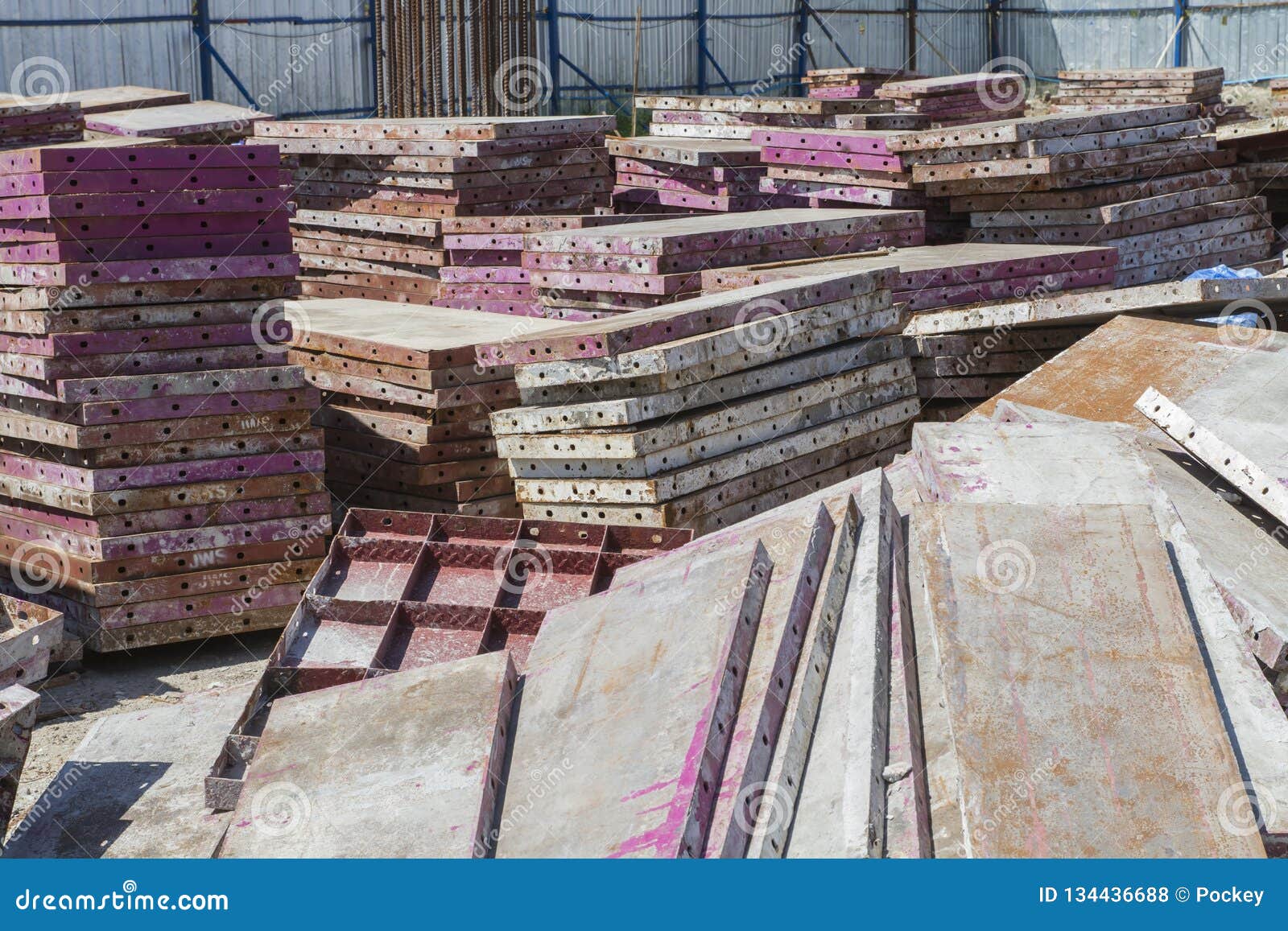 Steel Formwork For The Construction Of Reinforced Concrete Monolithic ...