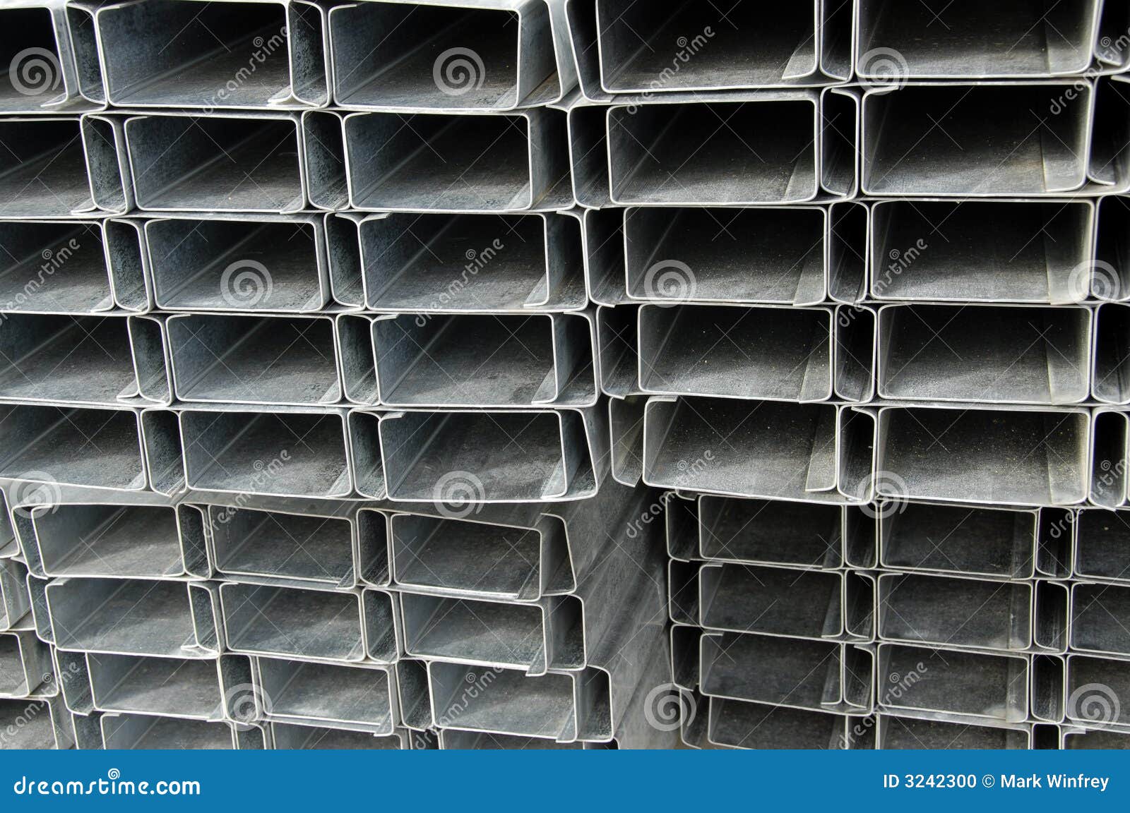 Stack of Steel Framing stock photo. Image of framing, metal - 3242300