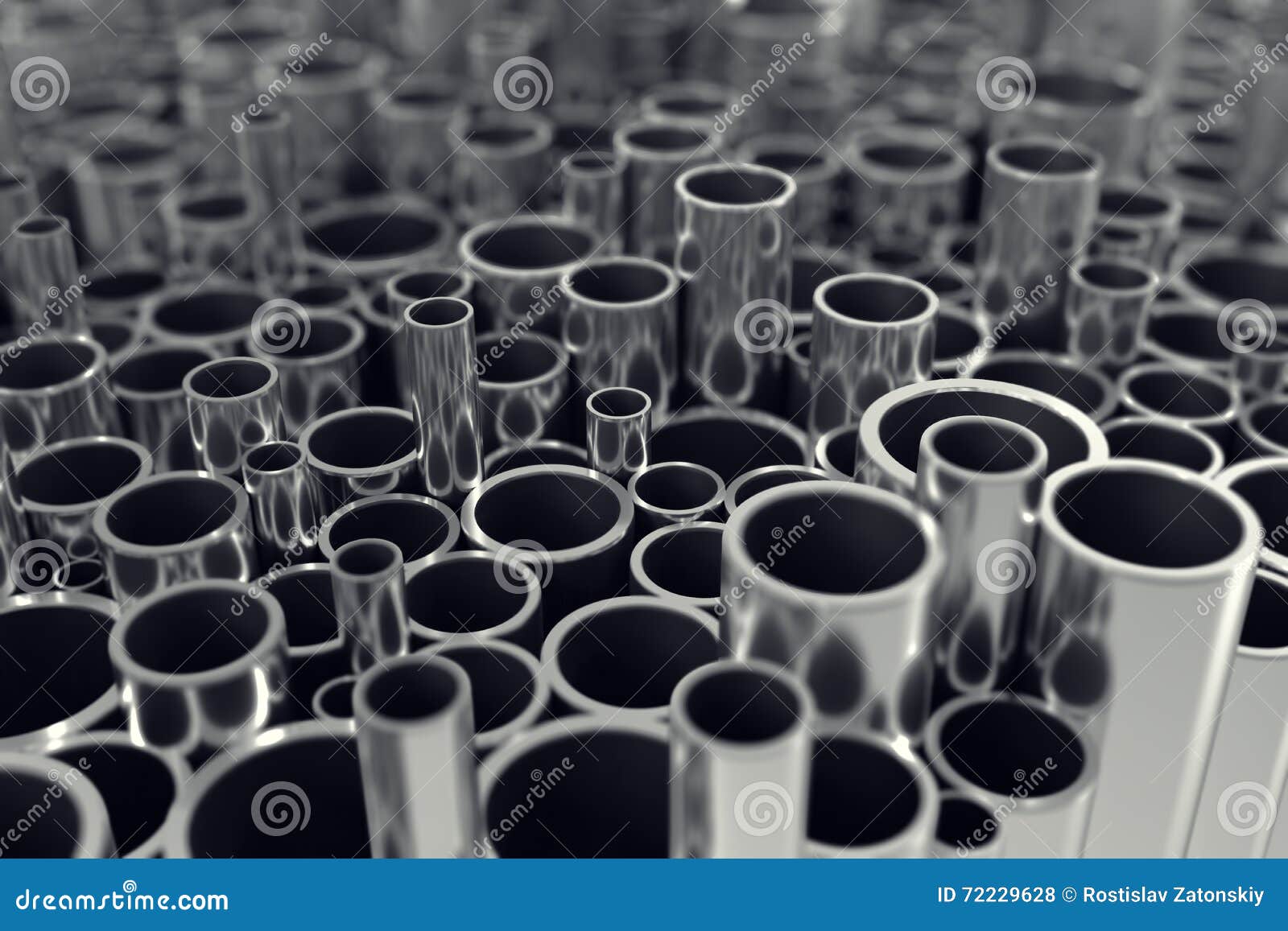 Stack Of Steel Tubing Stock Image | CartoonDealer.com #8042221