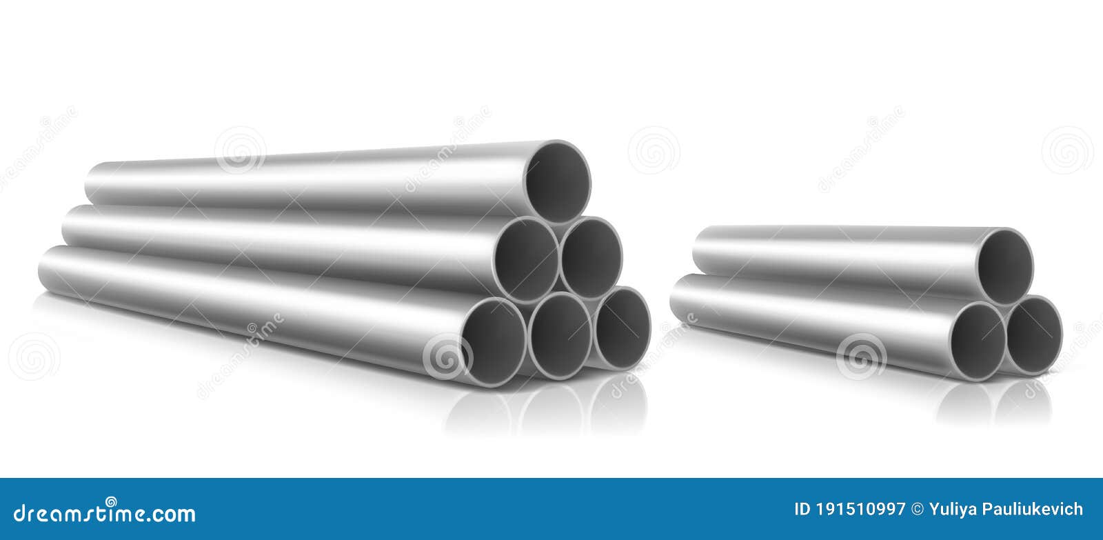 Stack Of Steel Tubing Royalty-Free Stock Photography | CartoonDealer ...
