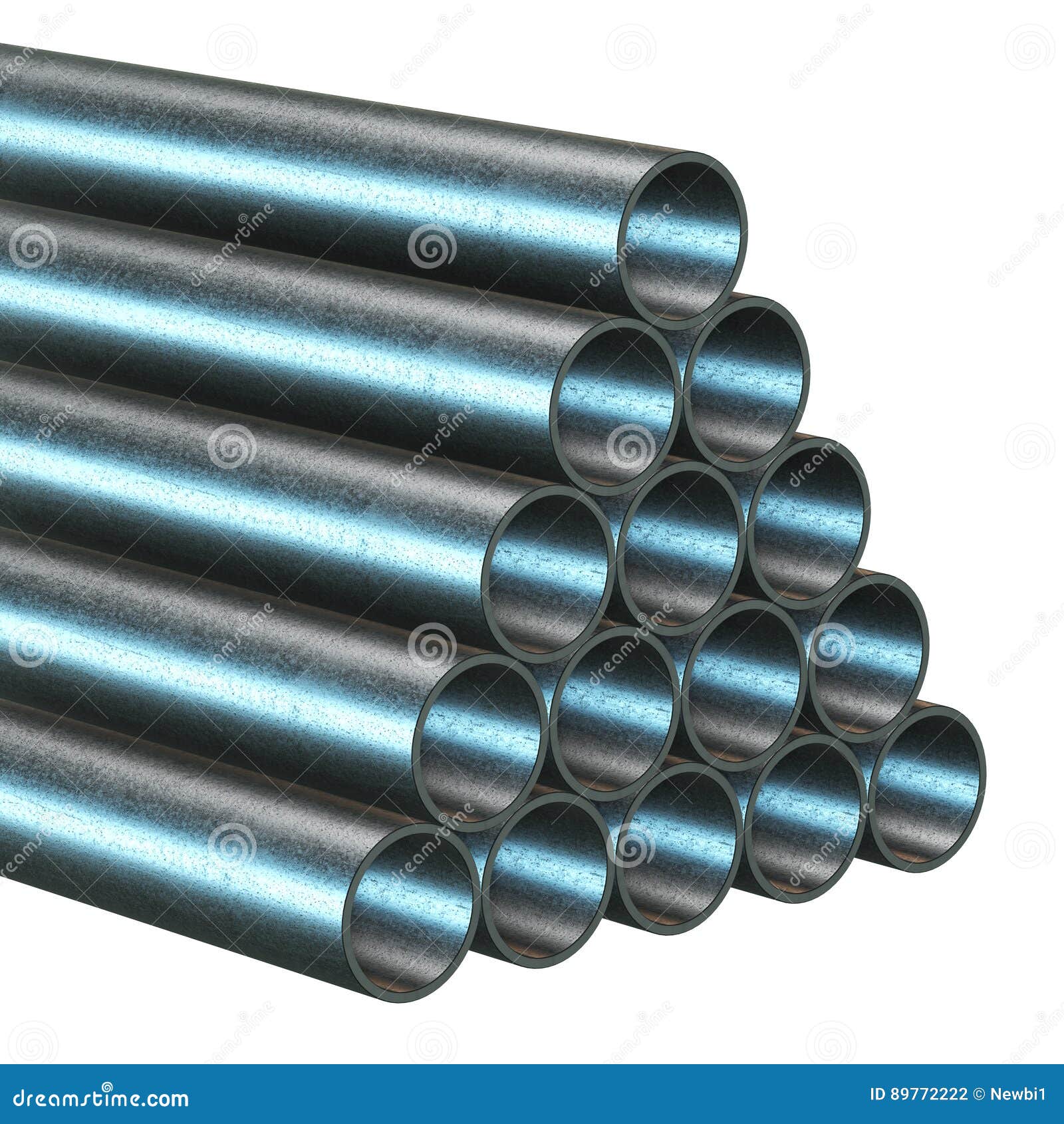 Stack Of Steel Tubing Royalty-Free Stock Image | CartoonDealer.com ...