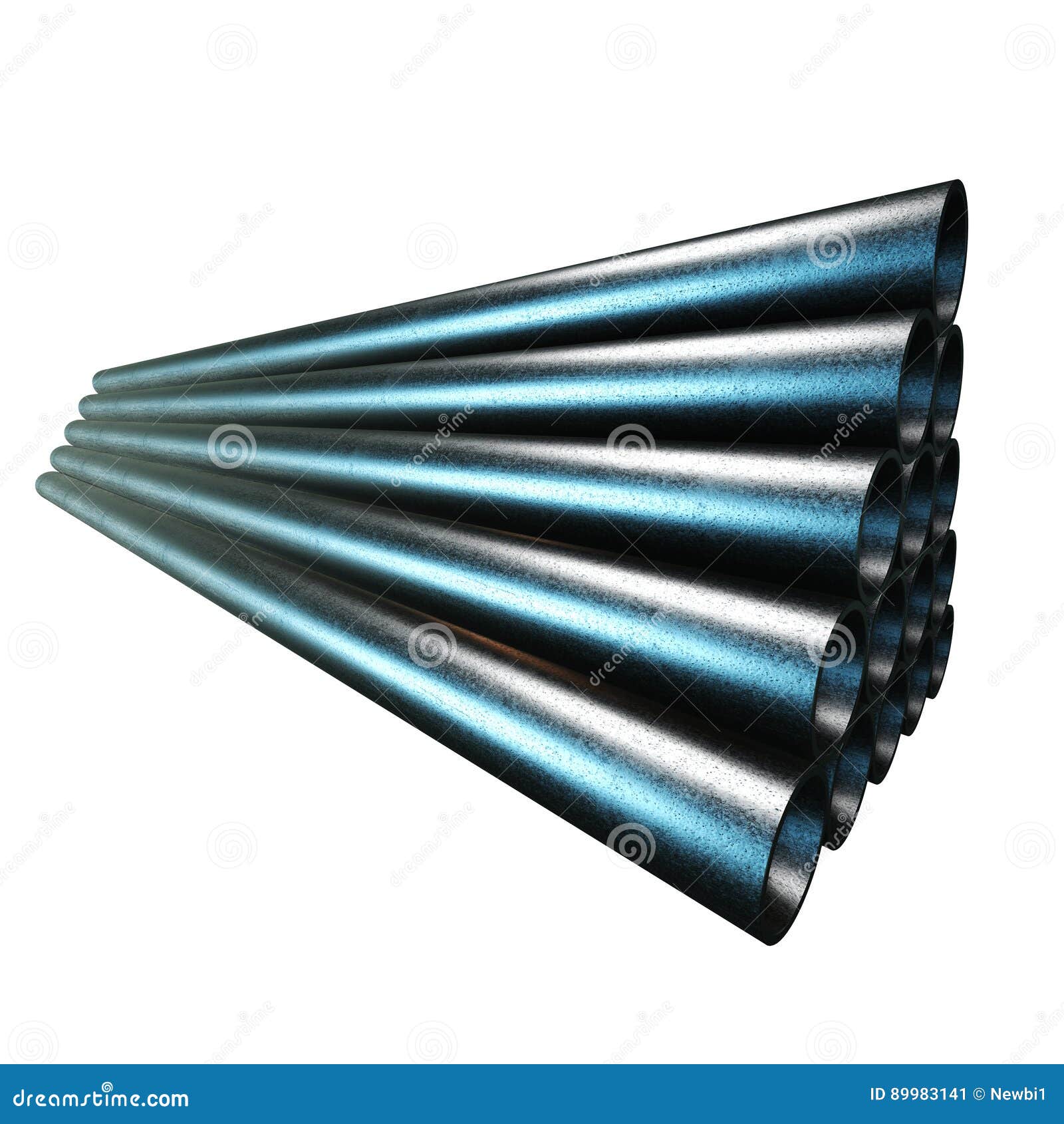 Stack Of Steel Tubing Stock Image | CartoonDealer.com #8042221