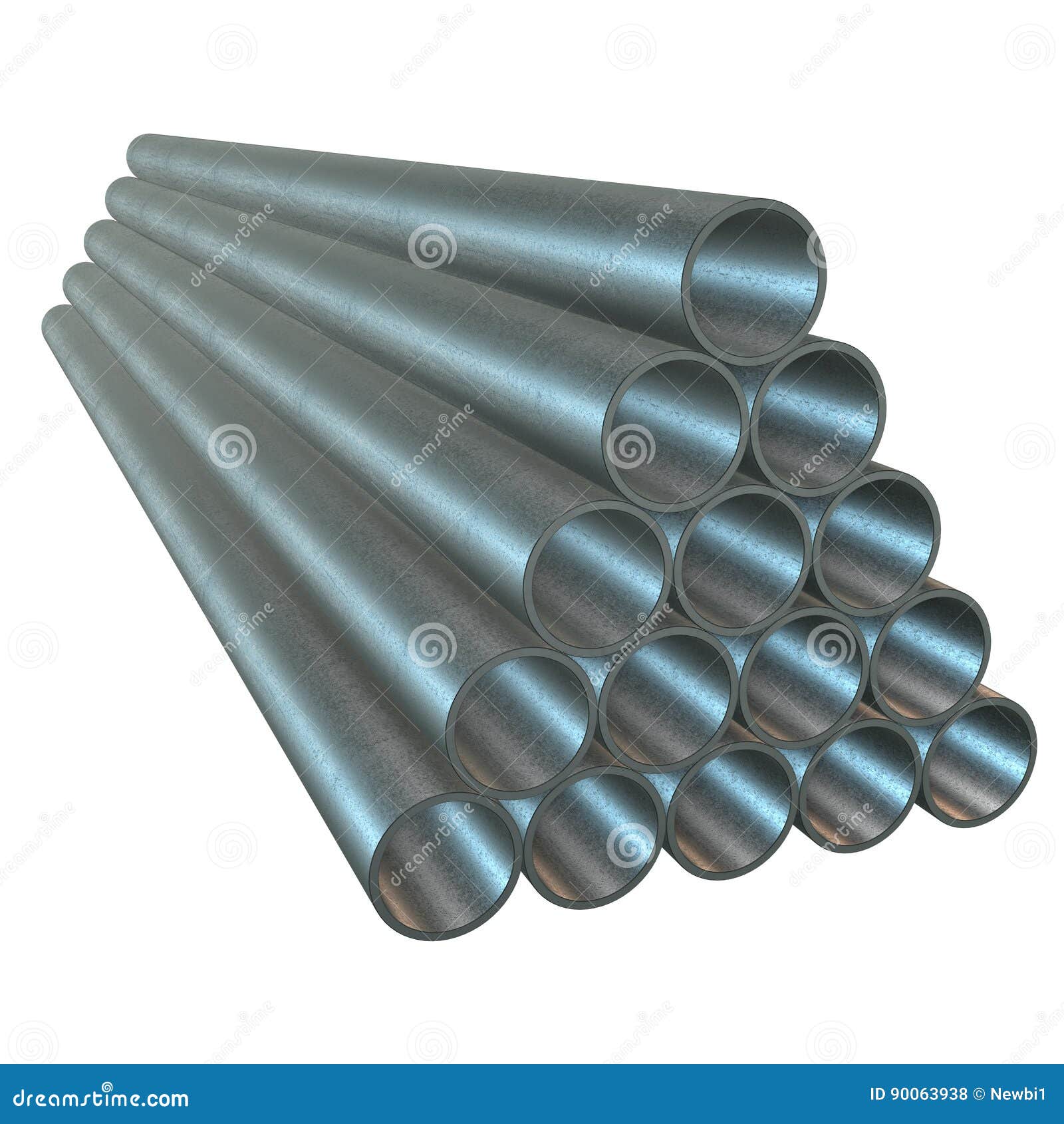 Stack Of Steel Tubing Royalty-Free Stock Image | CartoonDealer.com ...