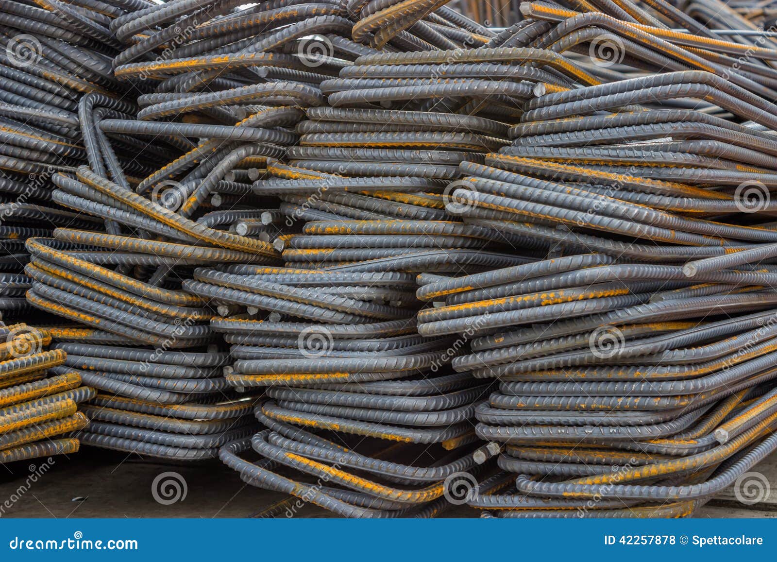 Stack of Steel Reinforcement Bars Background Stock Photo - Image of ...