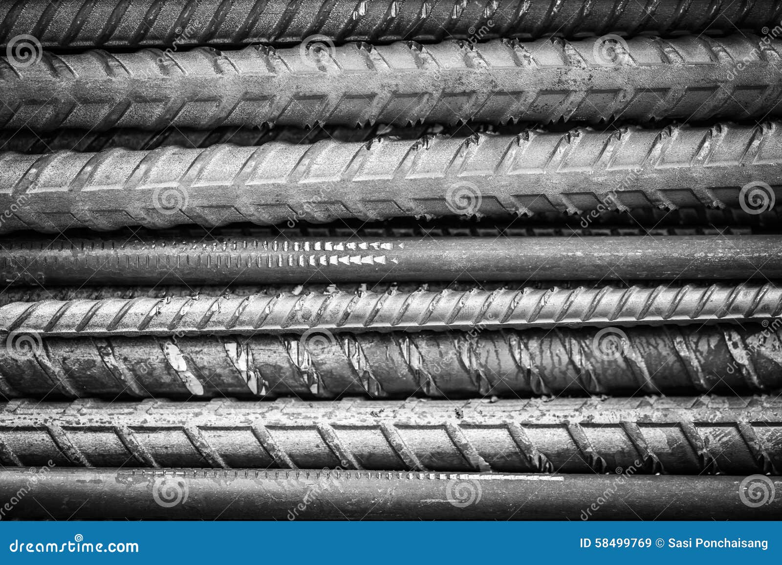Stack of Steel Rods Texture Background Stock Image - Image of dense ...