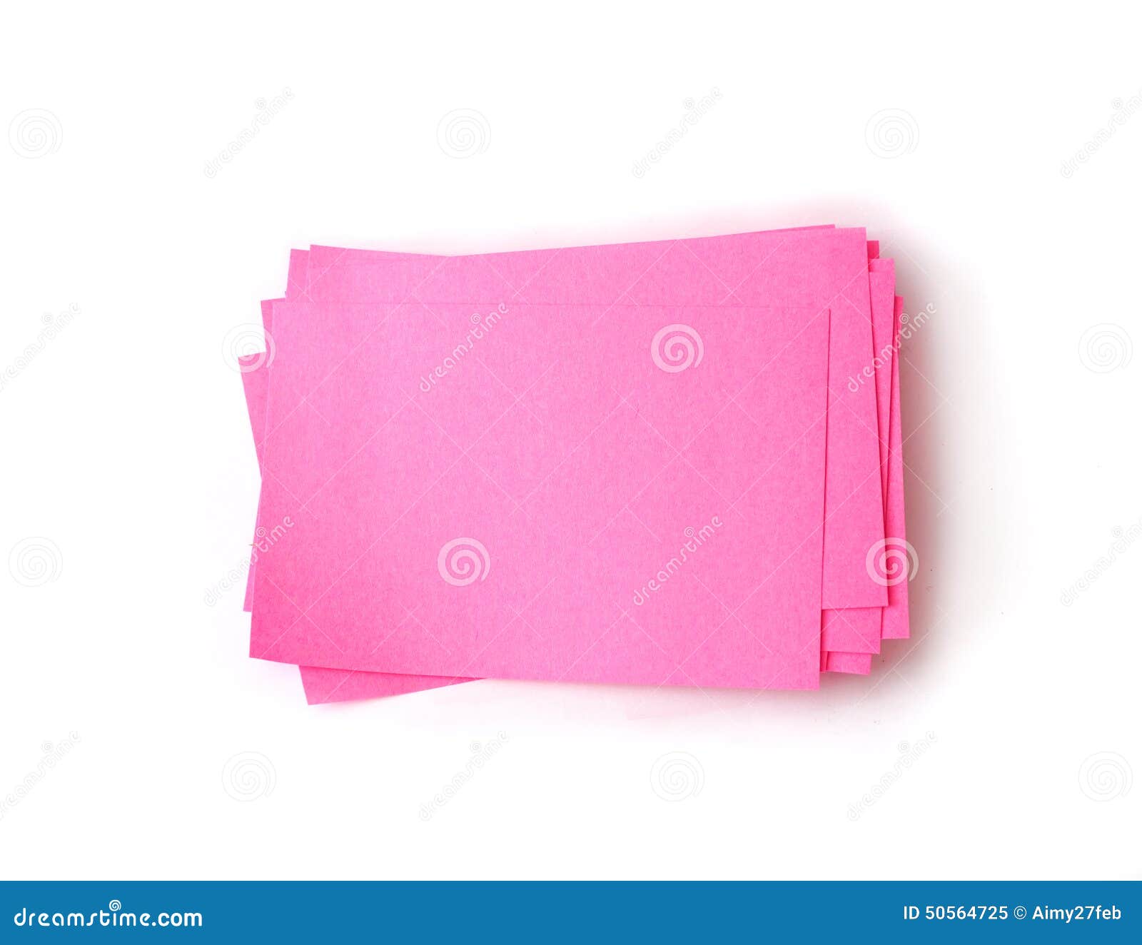 Stack of Sticky Note on White Background Stock Image - Image of post ...