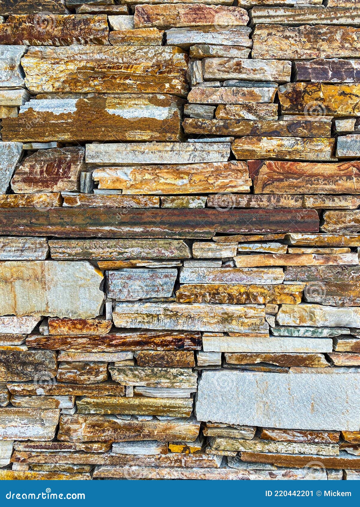 Stack Stone Wall Background Texture Stock Image - Image of retro ...
