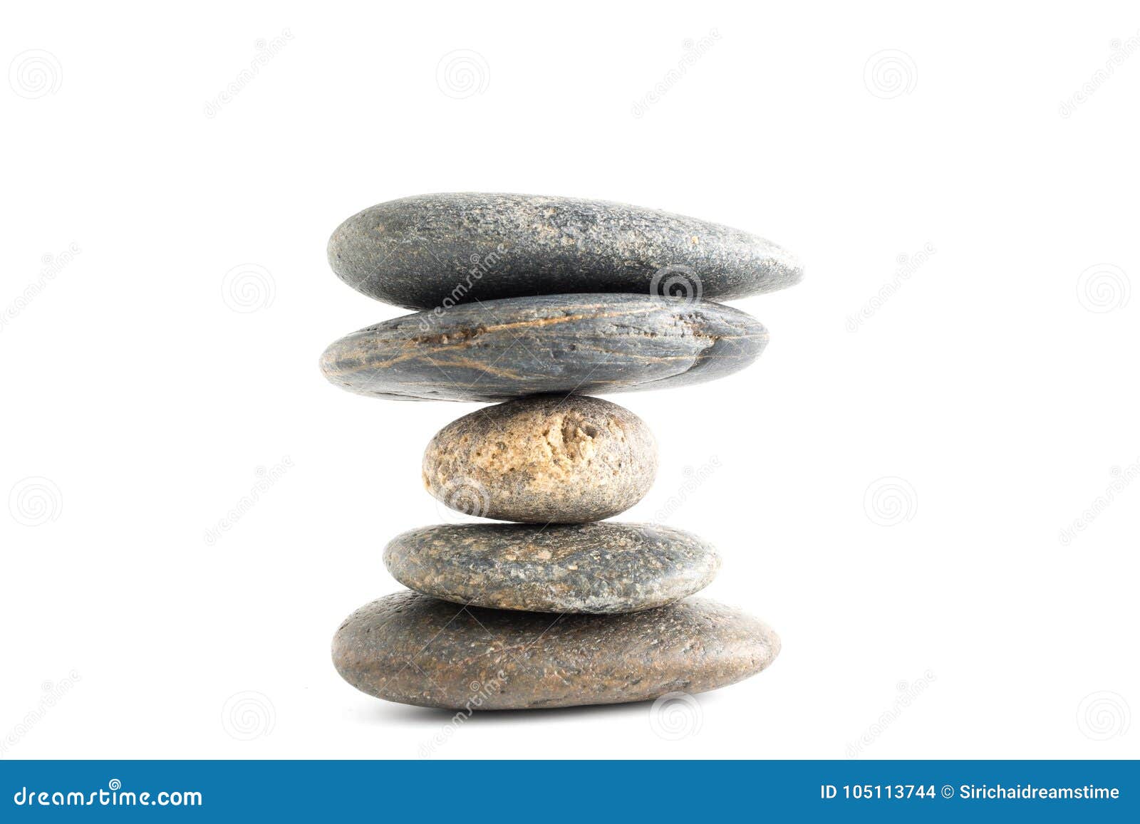 Stack of Stones Balancing on White Background Stock Photo - Image of ...